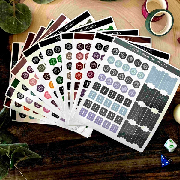 Tab Stickers - Etsy