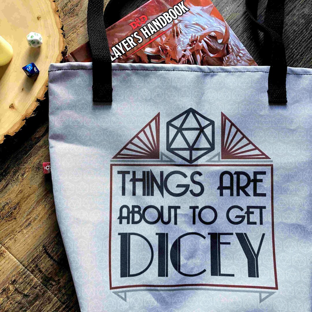 Things Are About to Get Dicey Tote Bag - Etsy
