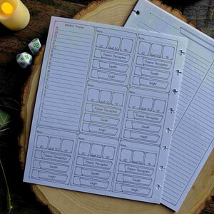 D&D 5E Dungeon Master Sheets | Gm and Dm Size Notebooks - Etsy