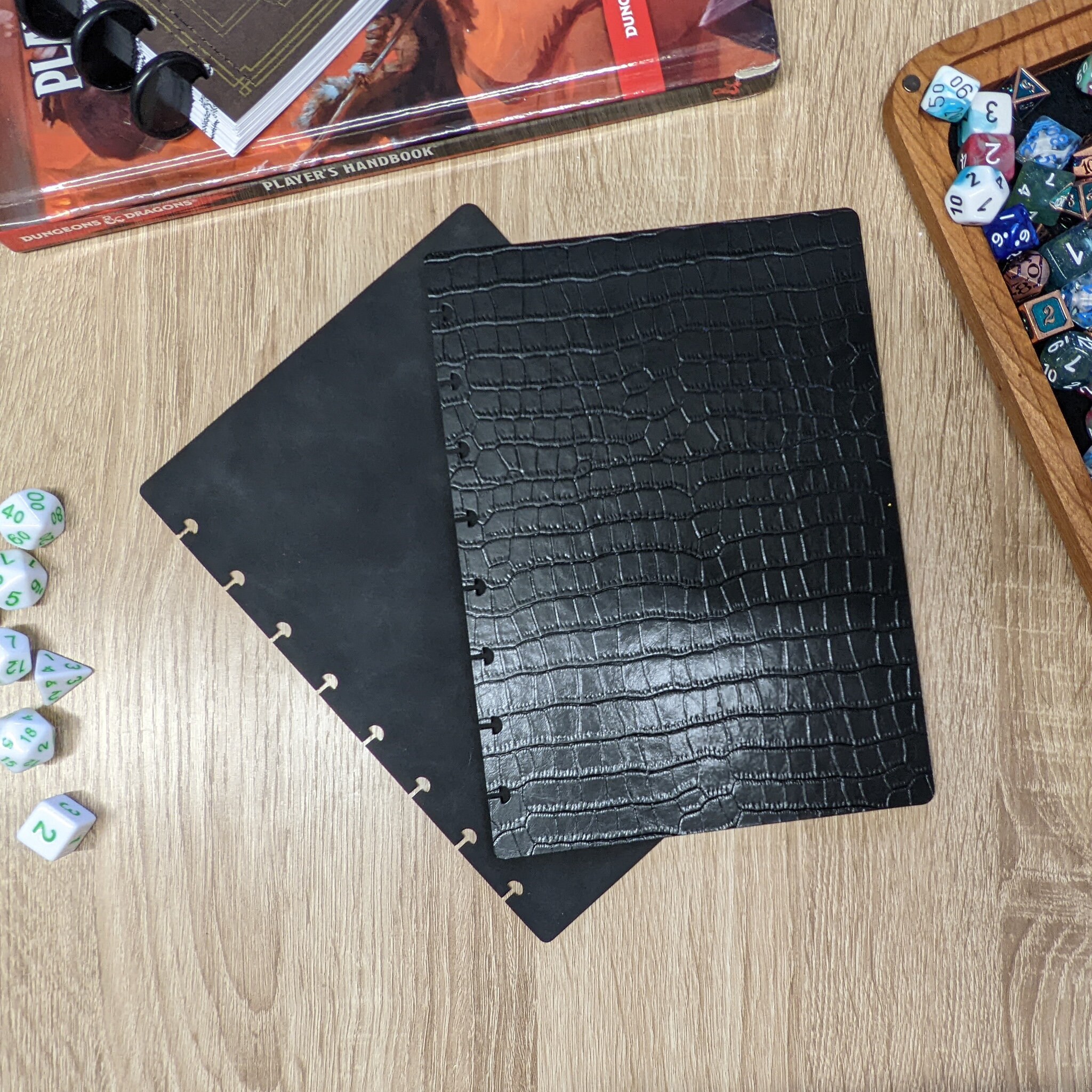 Vegan Leather Discbound Cover Player's Notebook - Etsy