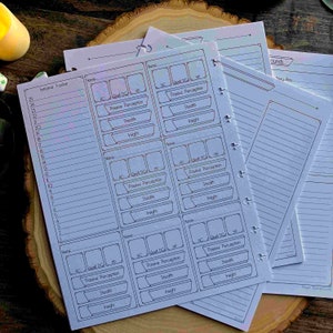 D&D 5E Dungeon Master Sheets Gm and Dm Size Notebooks - Etsy