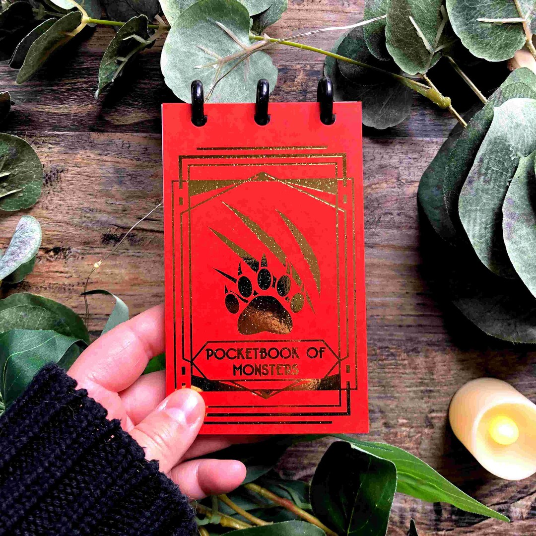 Pocketbook of Monsters - Mini Notebook for D&D - Etsy