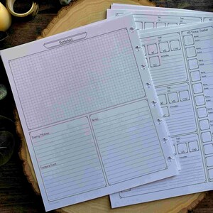 D&D 5E Dungeon Master Sheets | Gm and Dm Size Notebooks - Etsy