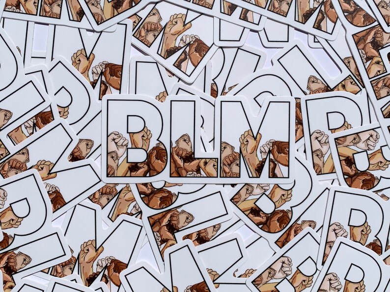 Black Lives Matter Stickers donation BLM Sticker | Etsy