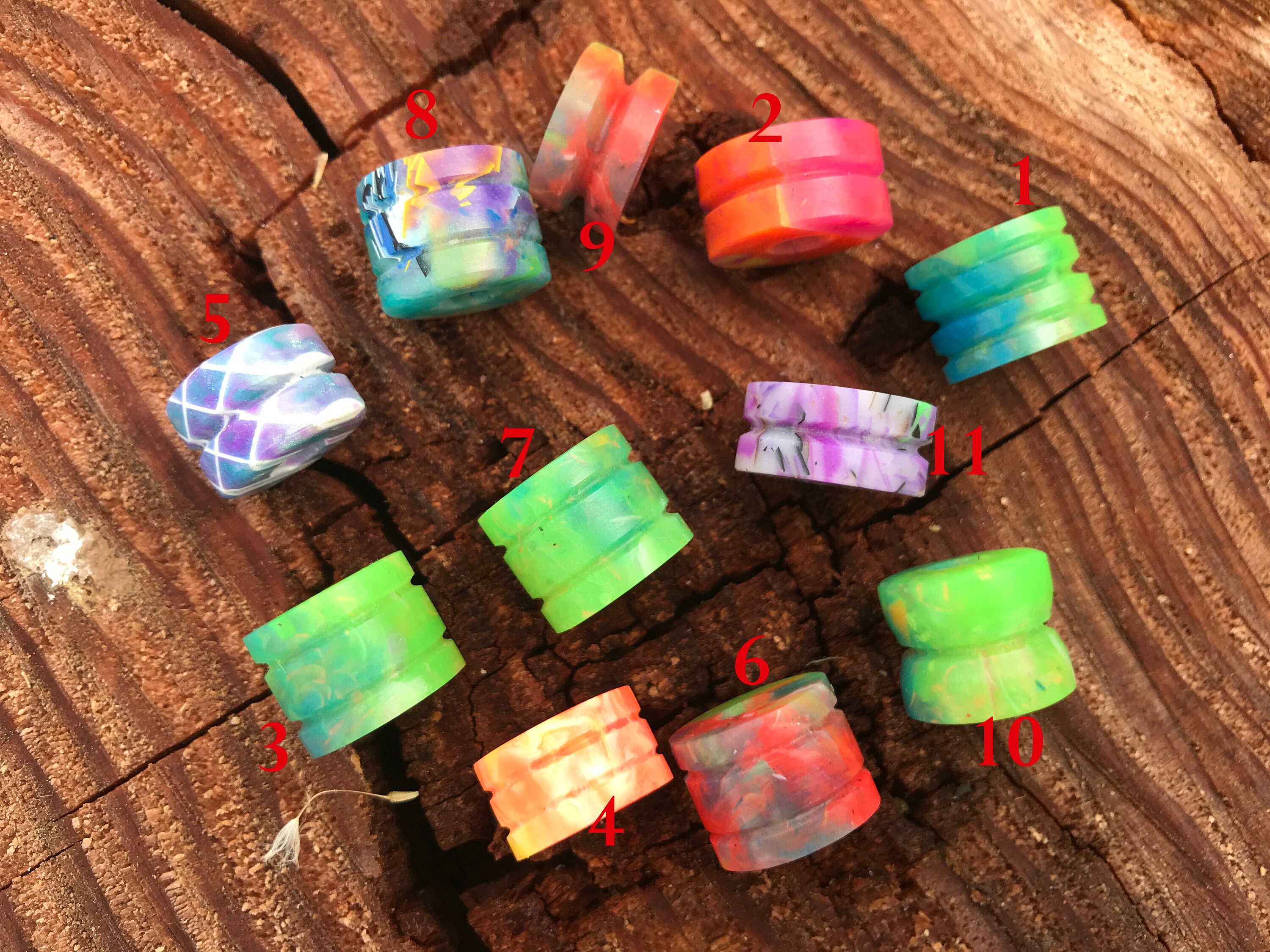 Glow Bead Lanyard Bead EDC Bead Paracord and Glow Bead Key - Etsy