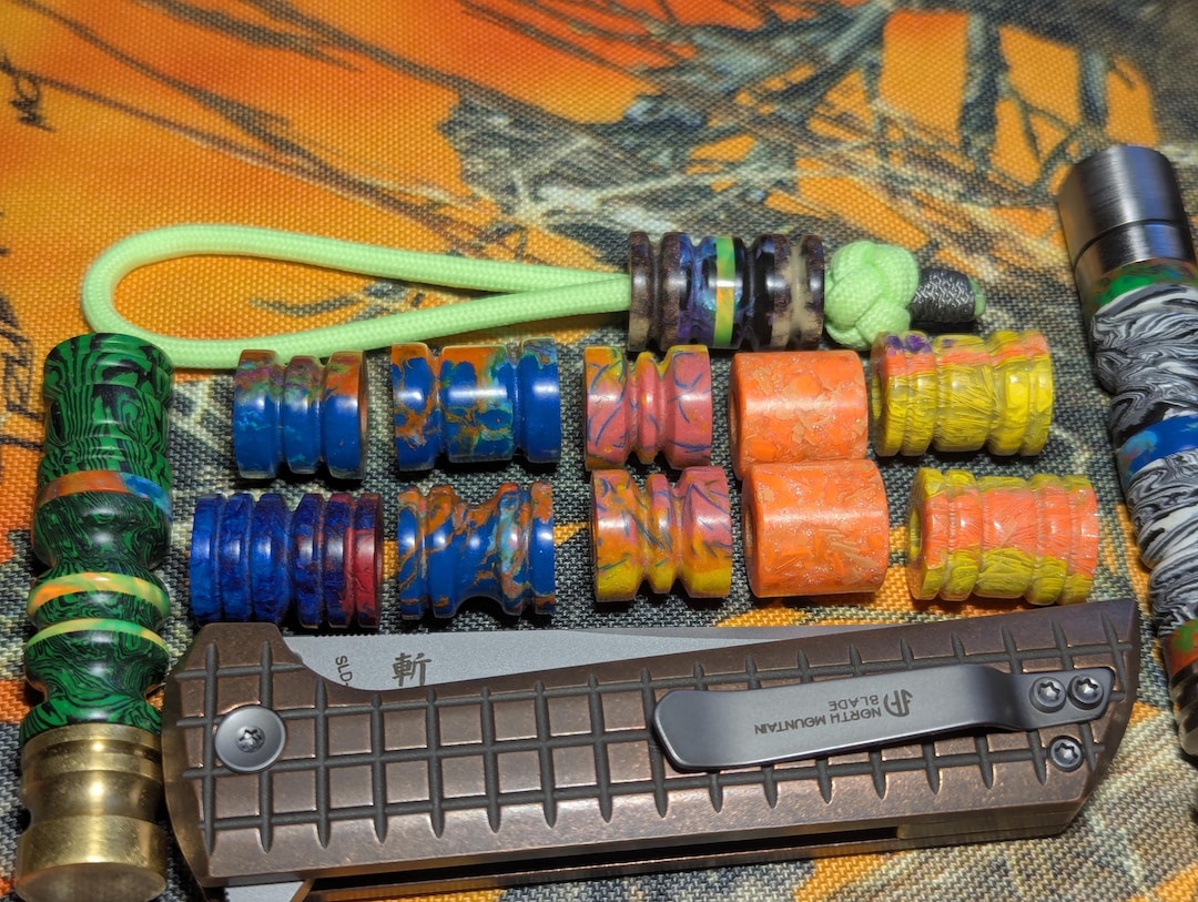 Glow Bead, EDC Glow Beads, Lanyard Bead, Key Chain Bead, Flashlight ...