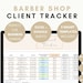 Hair Salon Client Tracker Template, Excel & Google Sheets, Client ...