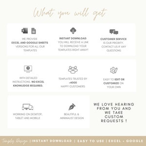 Hair Salon Client Tracker Template, Excel & Google Sheet, Client ...