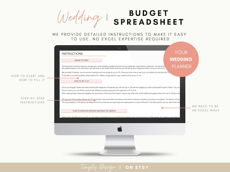 Wedding Budget Spreadsheets, Wedding Planner in Excel and Google Sheets ...