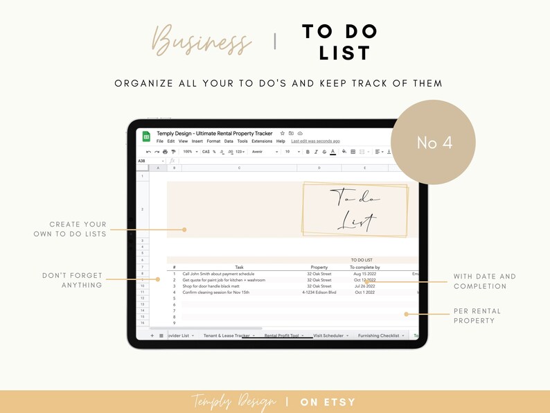 Essential Rental Property Tracker, Landlord Planning Bundle, Excel and ...