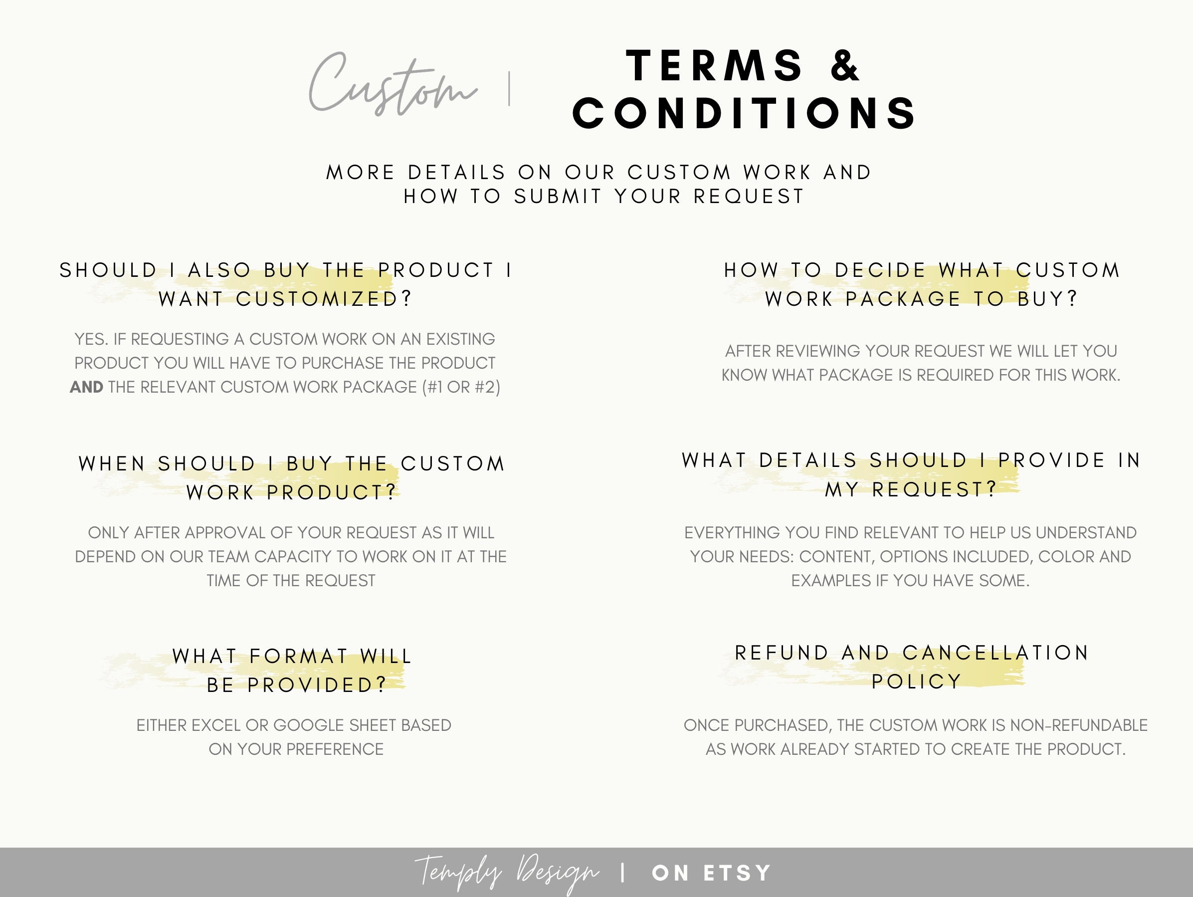 Custom Work and Special Requests, Editable Excel Spreadsheet, Google ...