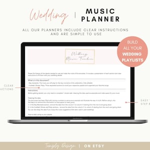Wedding Music Planner, Wedding Playlist Tracker, Excel and Google ...