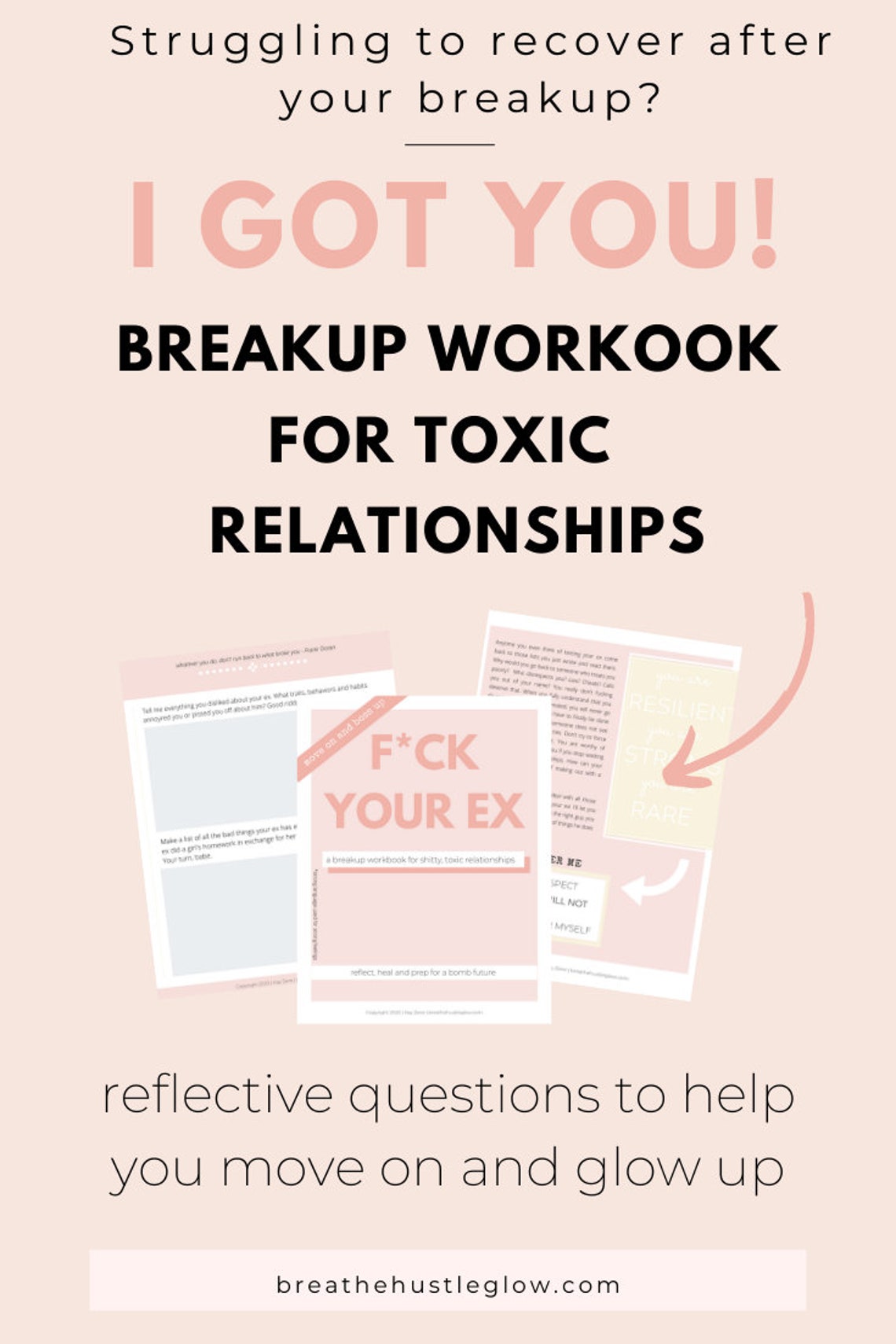 Breakup Workbook Breakup Care Package Self Care Workbook - Etsy