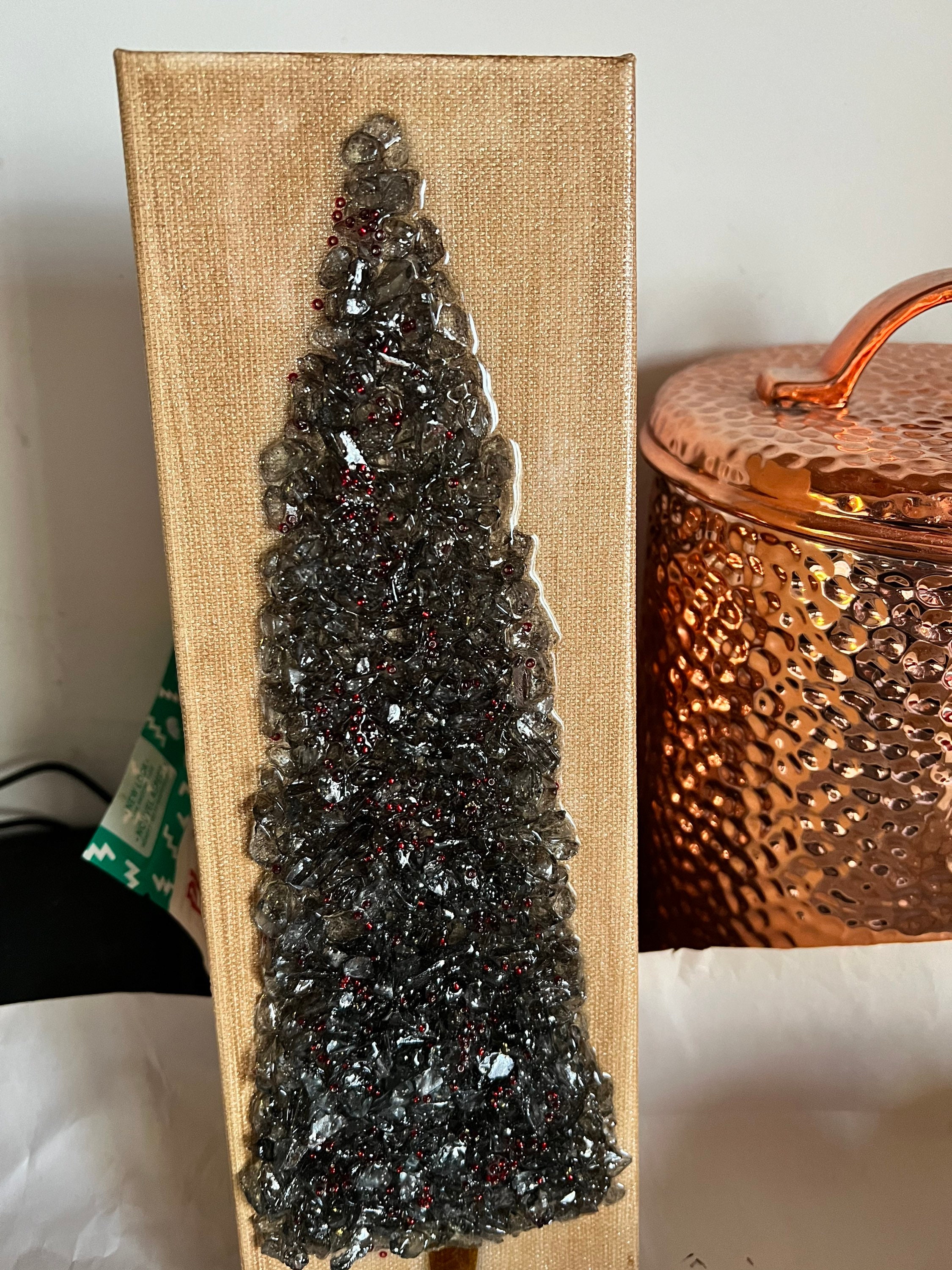 Crushed Glass Tree - Etsy