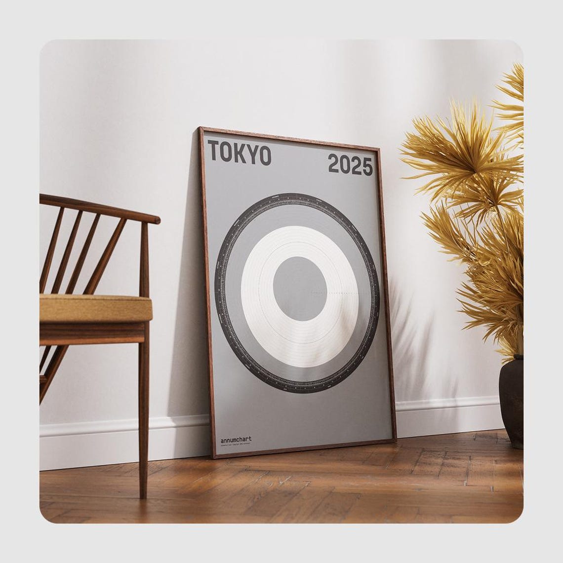 Printable Annumchart – Tokyo, 2025 | Sunlight Chart | Minimalist Solar ...