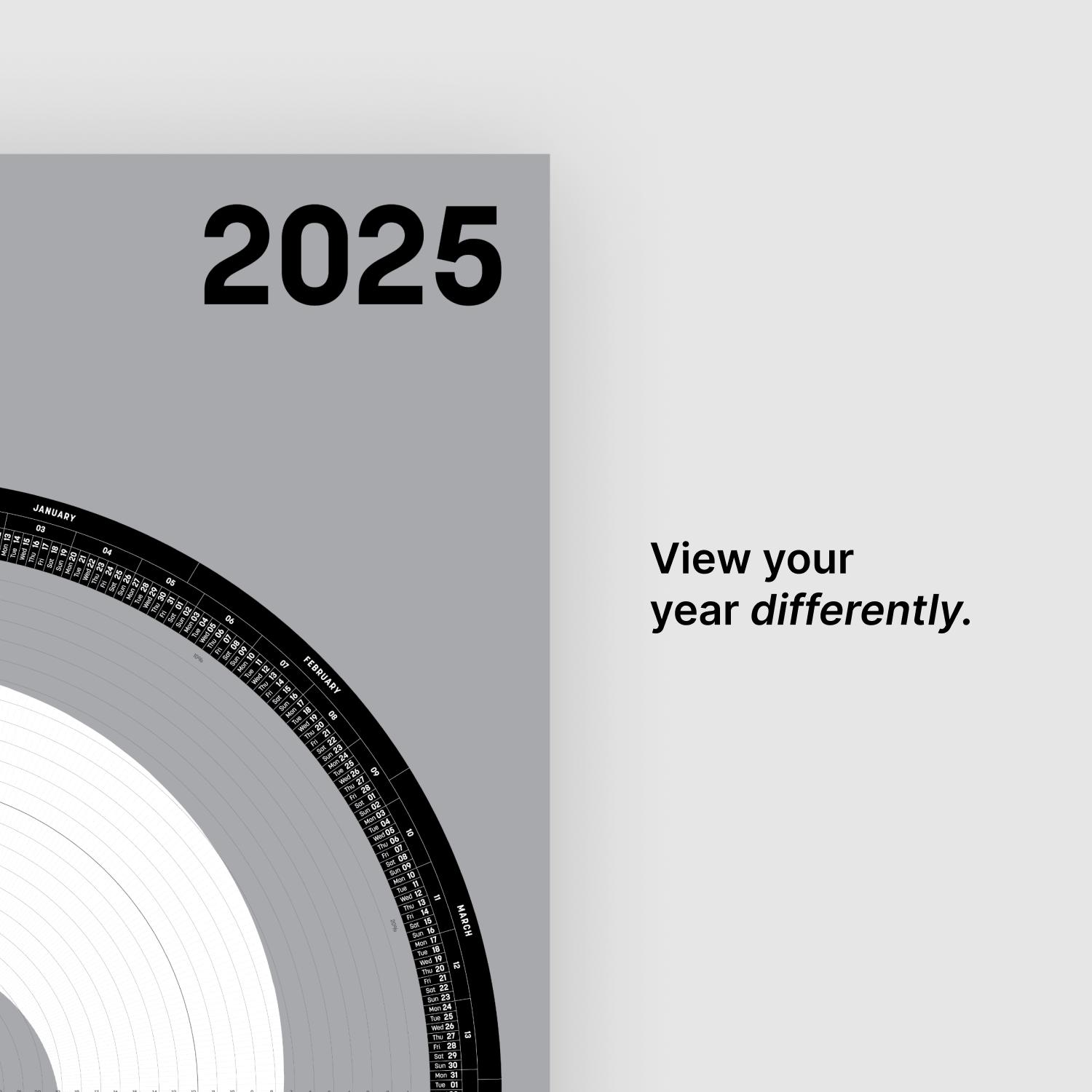 Printable Annumchart – Melbourne, 2025 | Sunlight Chart | Minimalist ...