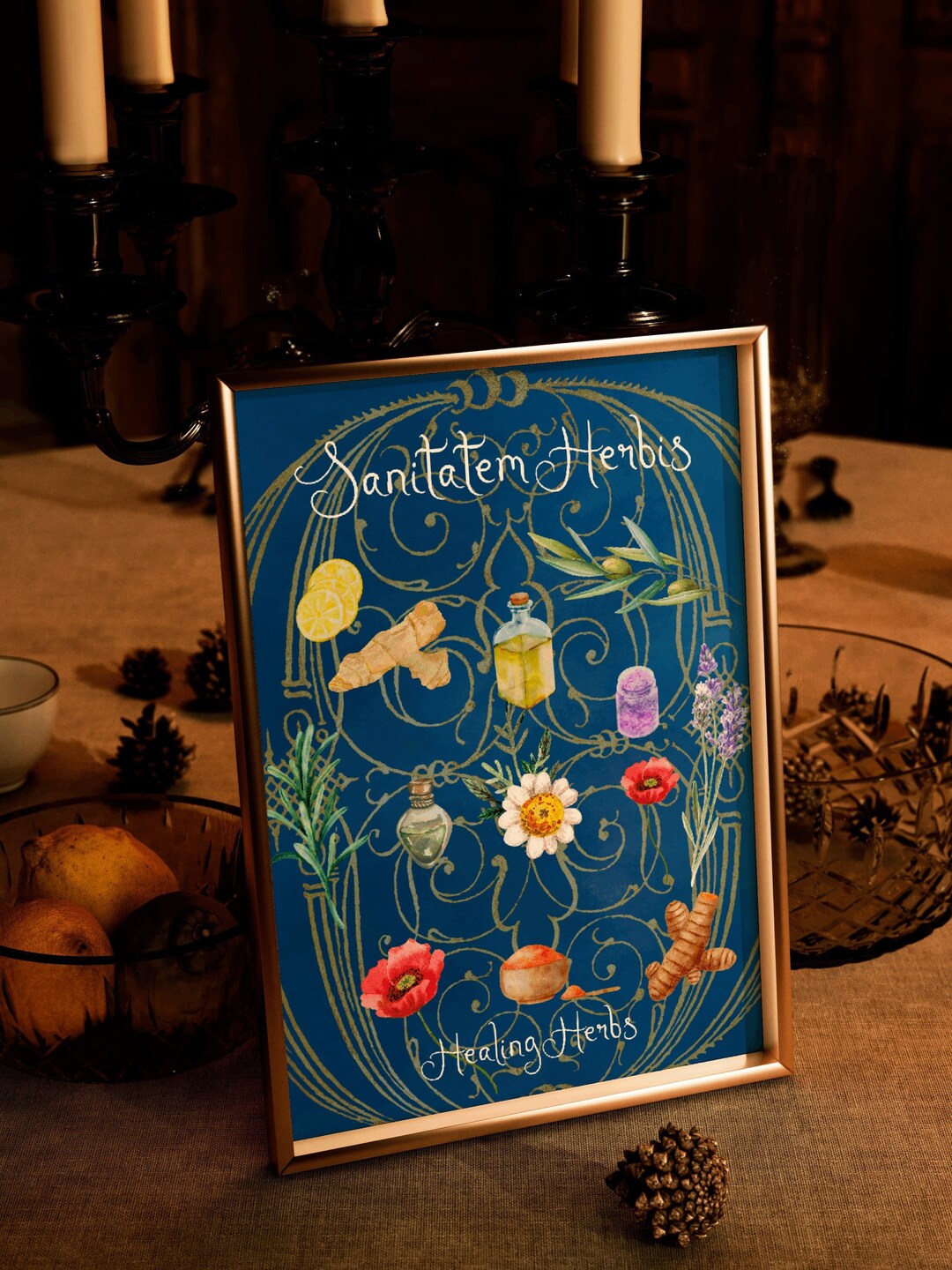 Potion Art for Spooky Season Printable Botanical Art Apothecary ...