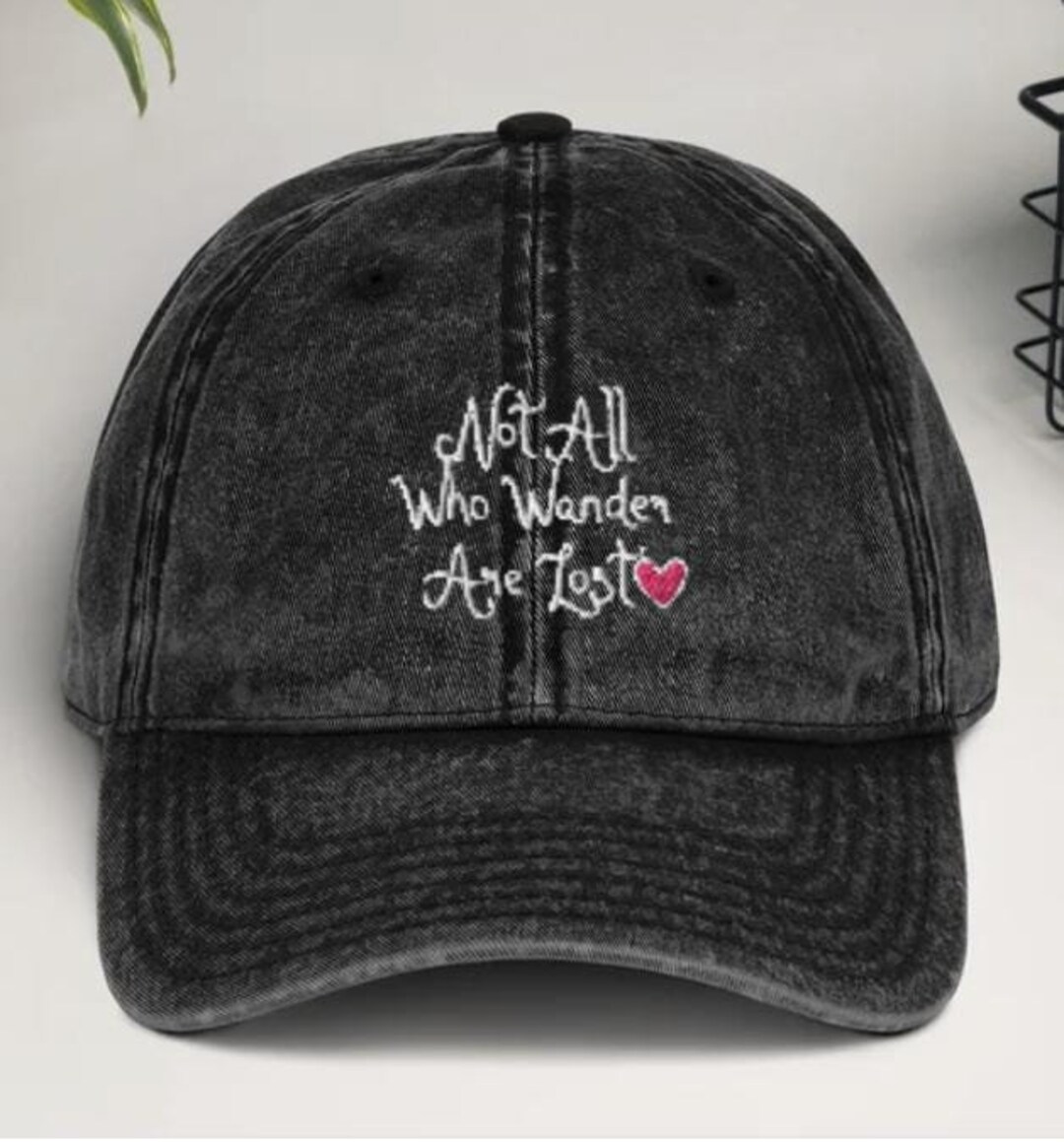 The Lord of the Rings Embroidered Adjustable Vintage Cap, Not All Who ...