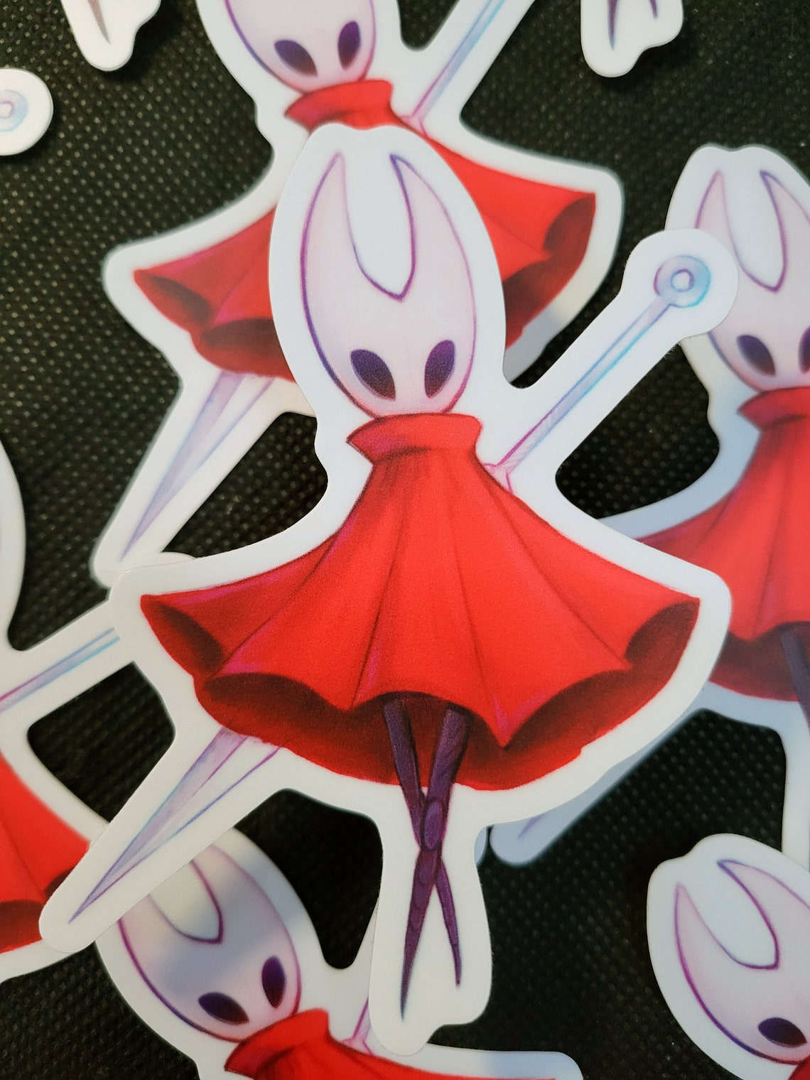 Hollow Knight Vinyl Stickers hornet 3 Inch - Etsy