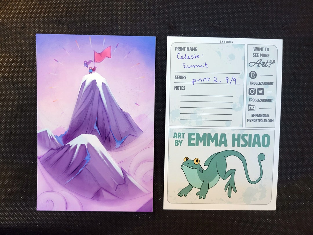 Celeste Postcard Print (4x6 Inch) "summit" - Etsy