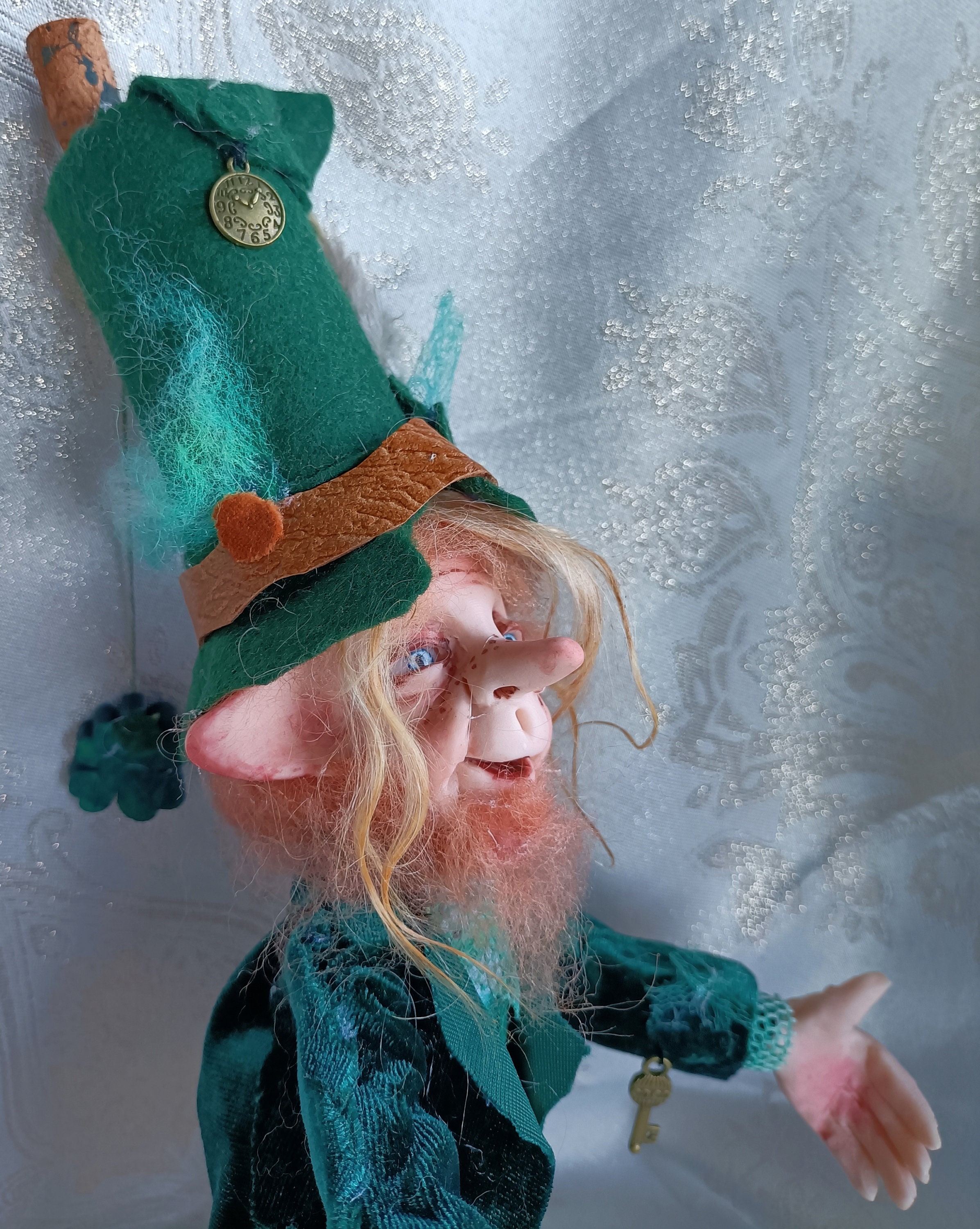 Leprechaun Gnome,lucky Gnome,ooak Gnome, Saint Patrick's Day,green ...