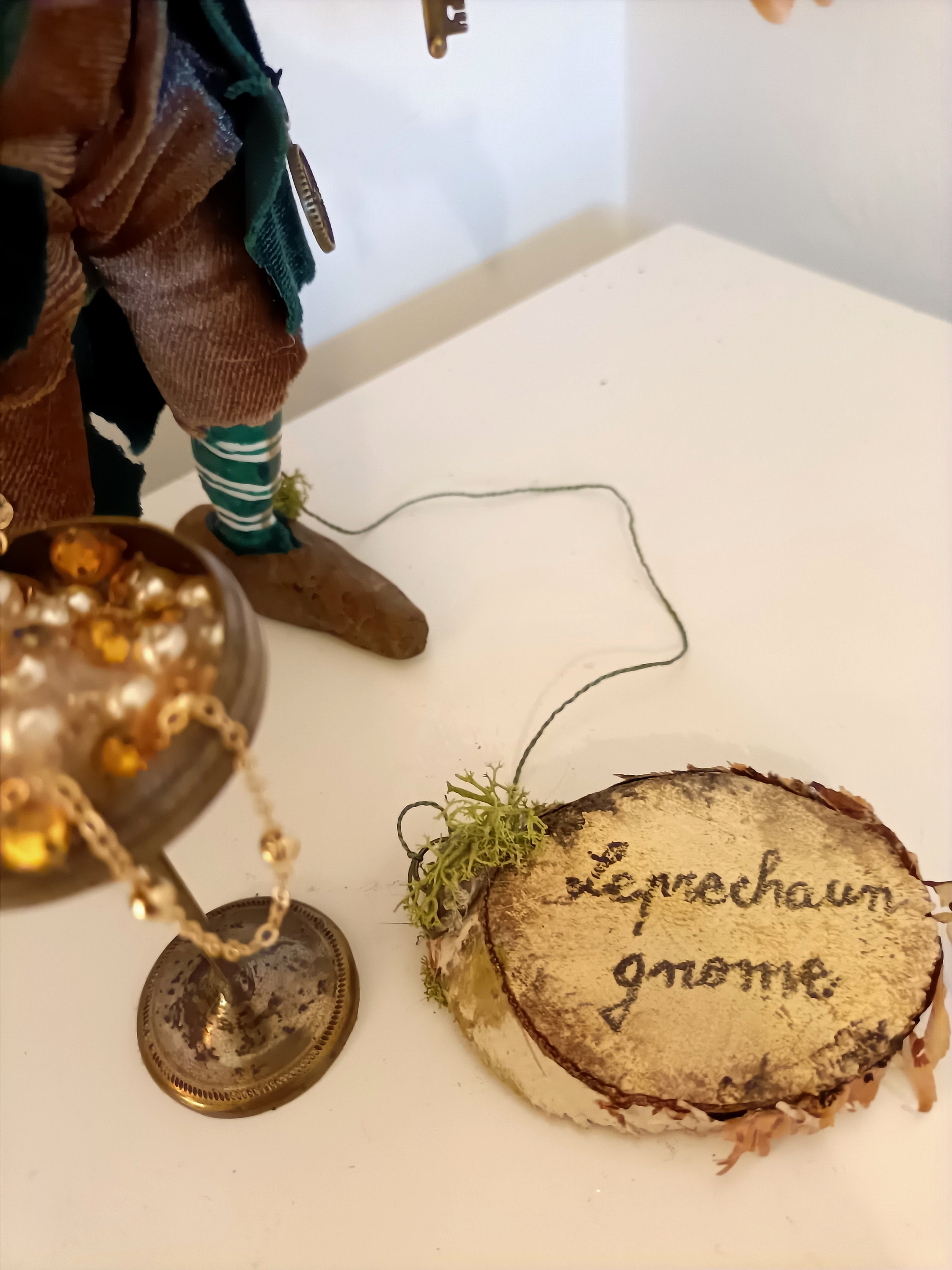 Leprechaun Gnome,lucky Gnome,ooak Gnome, Saint Patrick's Day,green ...