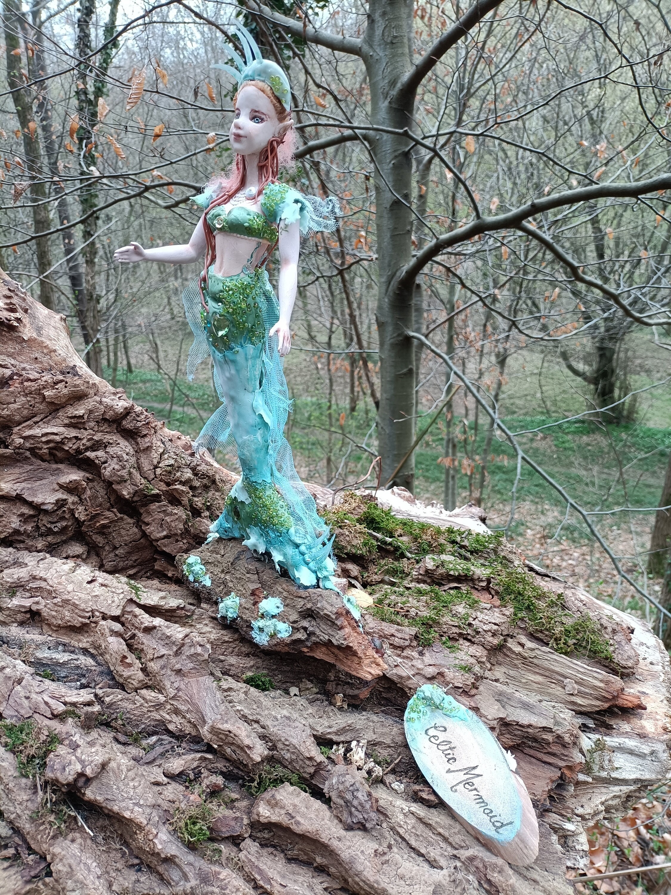 Celtic Mermaidooak Mermaid Mermaid Doll Mermaid Collector - Etsy
