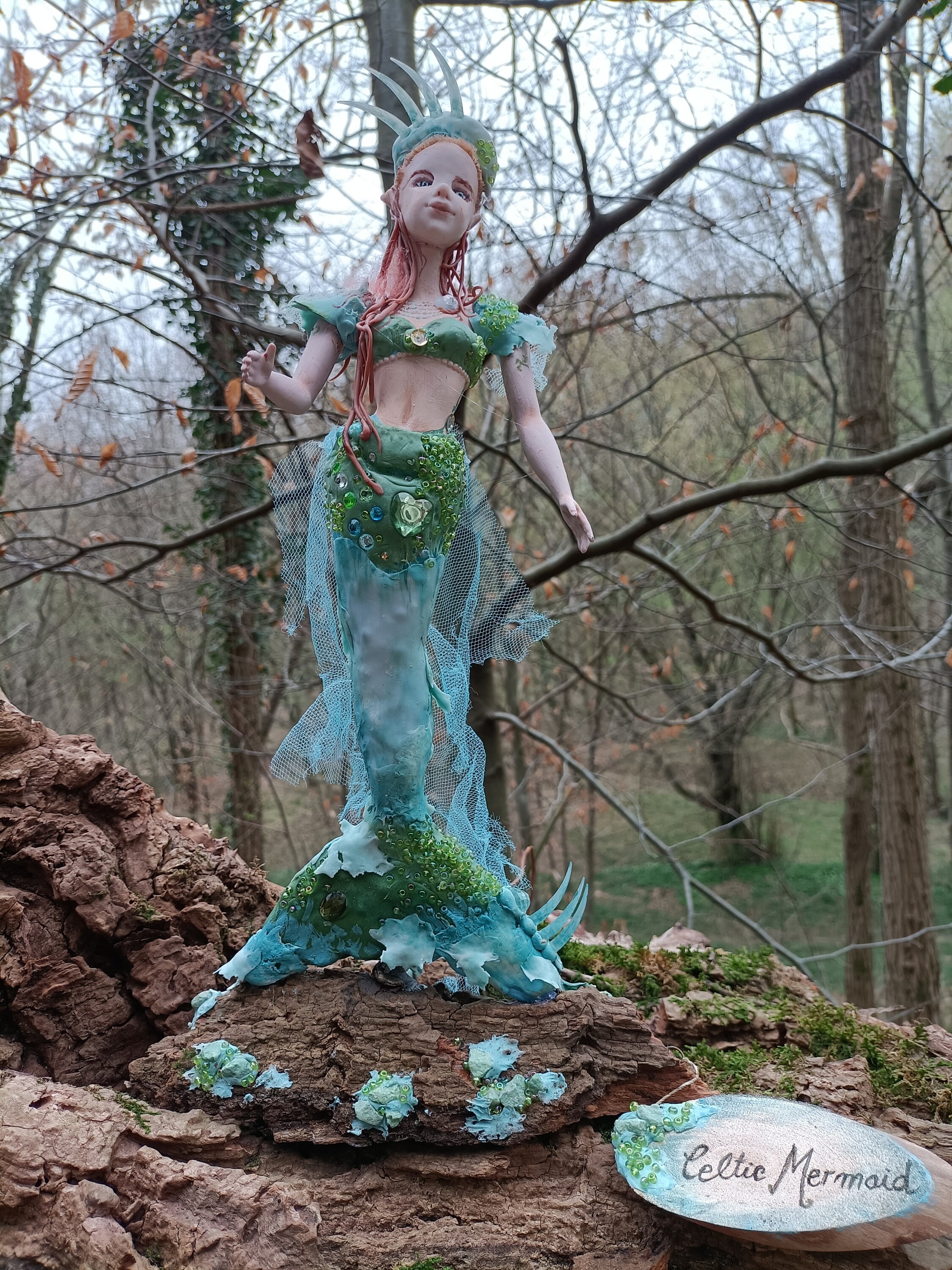 Celtic Mermaidooak Mermaid Mermaid Doll Mermaid Collector - Etsy