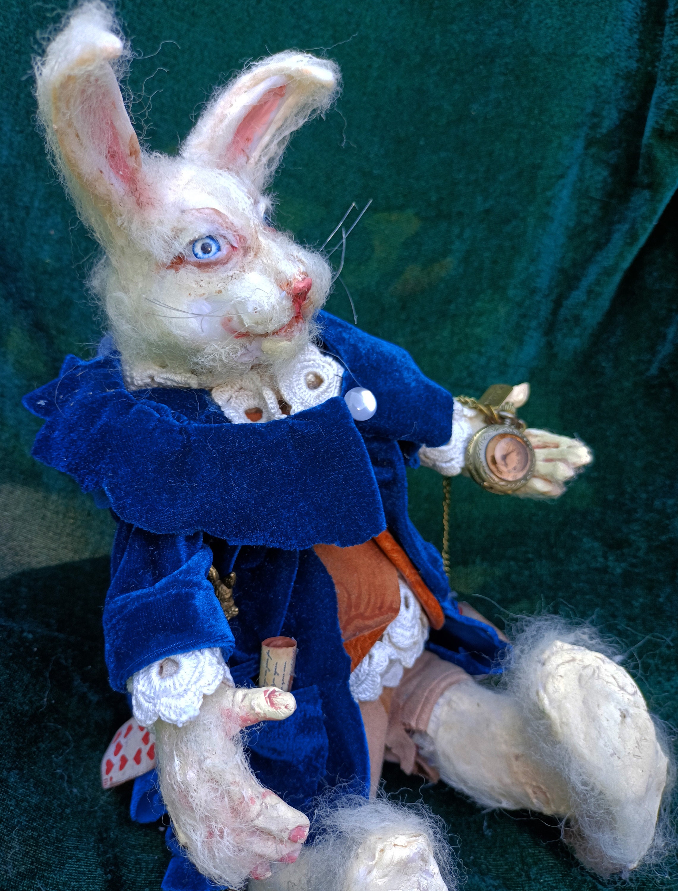 White Rabbit,alice in the Wonderland Characters,one of a Kind, OOAK ...