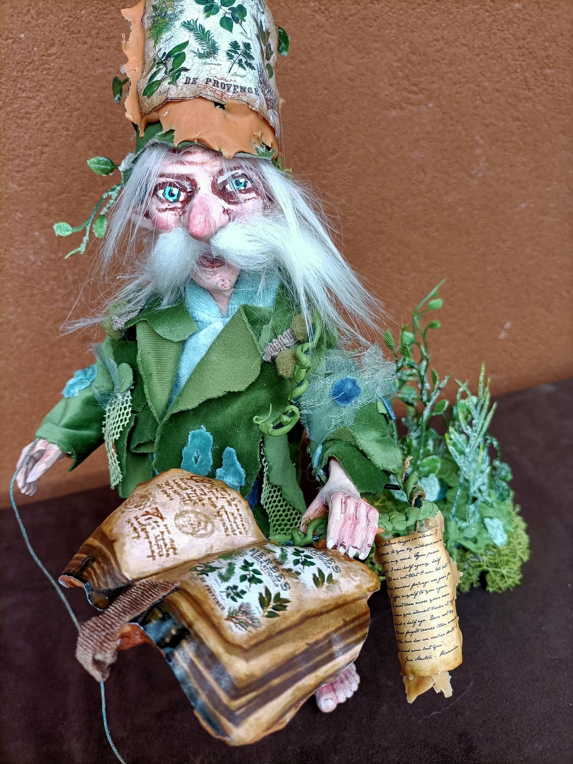 Health Gnome Wellness Gnome Health Herb Gnomegnome Doll - Etsy