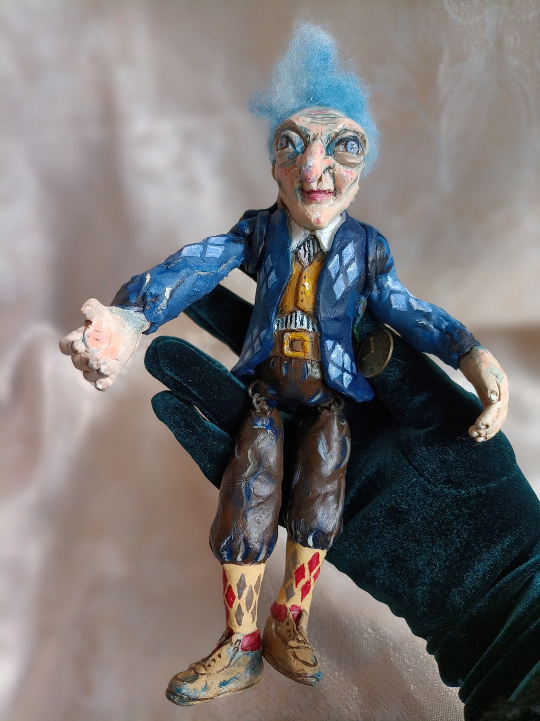 VICTORIO One Piece, Puppet Art,ooak Puppet,puppet Sculpture,ooak Artist ...