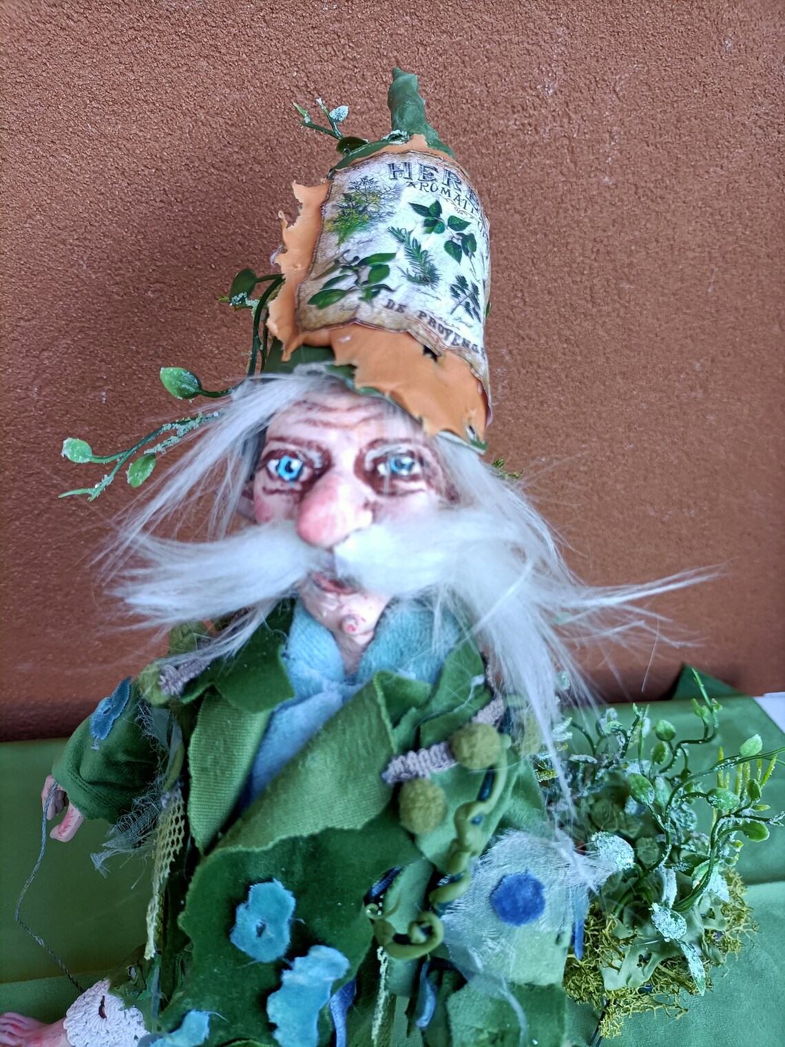 Health Gnome Wellness Gnome Health Herb Gnomegnome Doll | Etsy