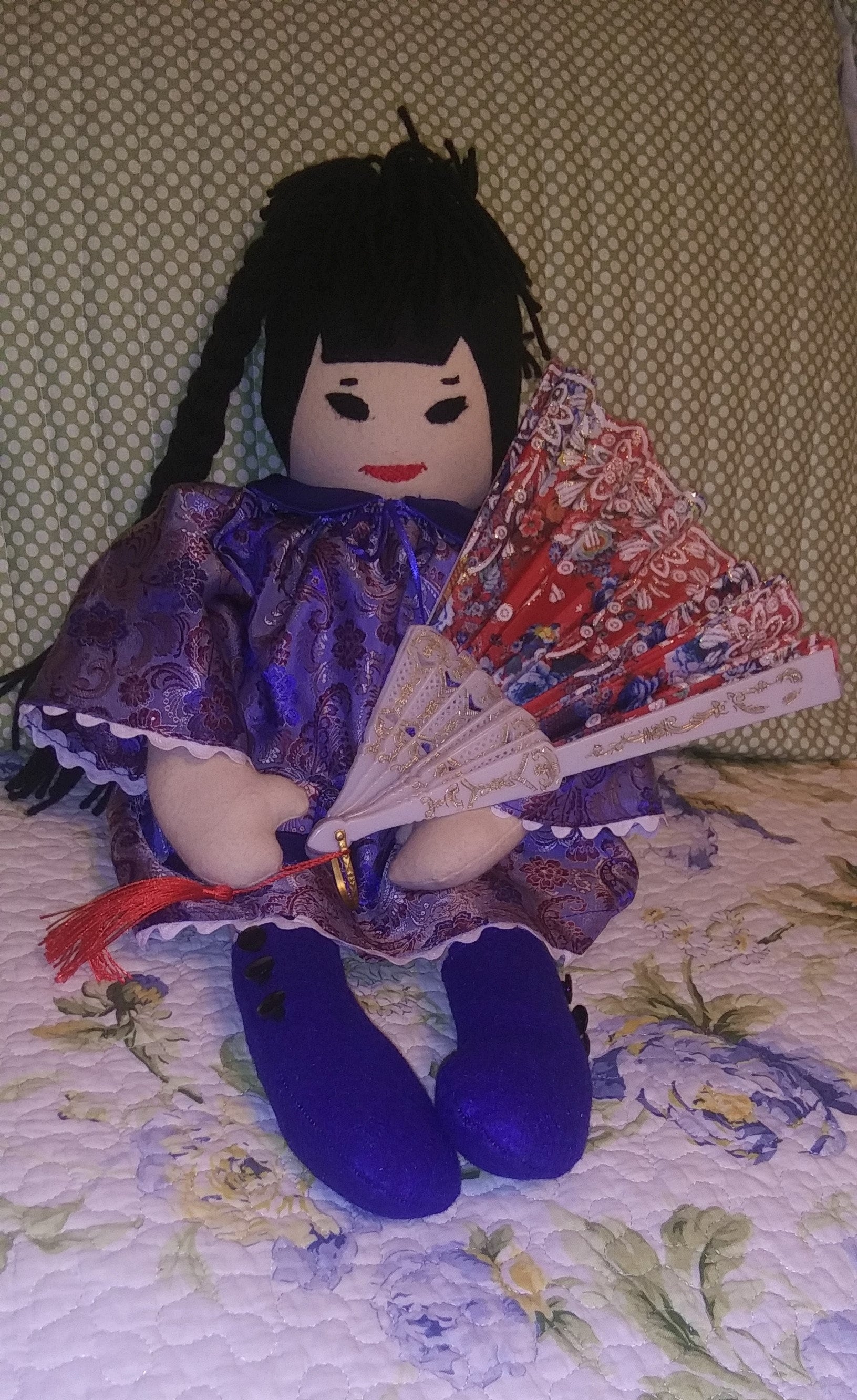 Handmade Asian Cloth Doll Keepsake Oriental Doll 20 Inches - Etsy