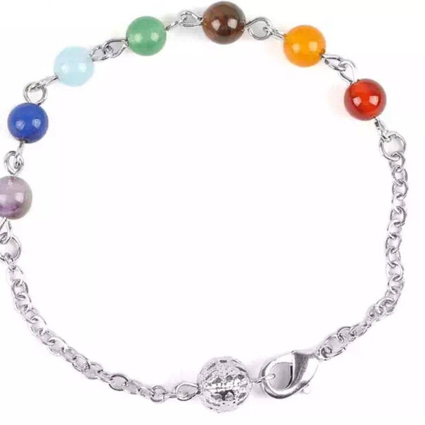 7 Chakra Bracelet - Etsy