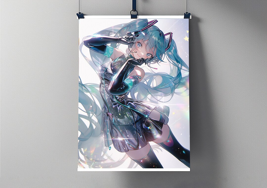 Hatsune Miku Wall Art Digital Download | Miku Instant Download ...