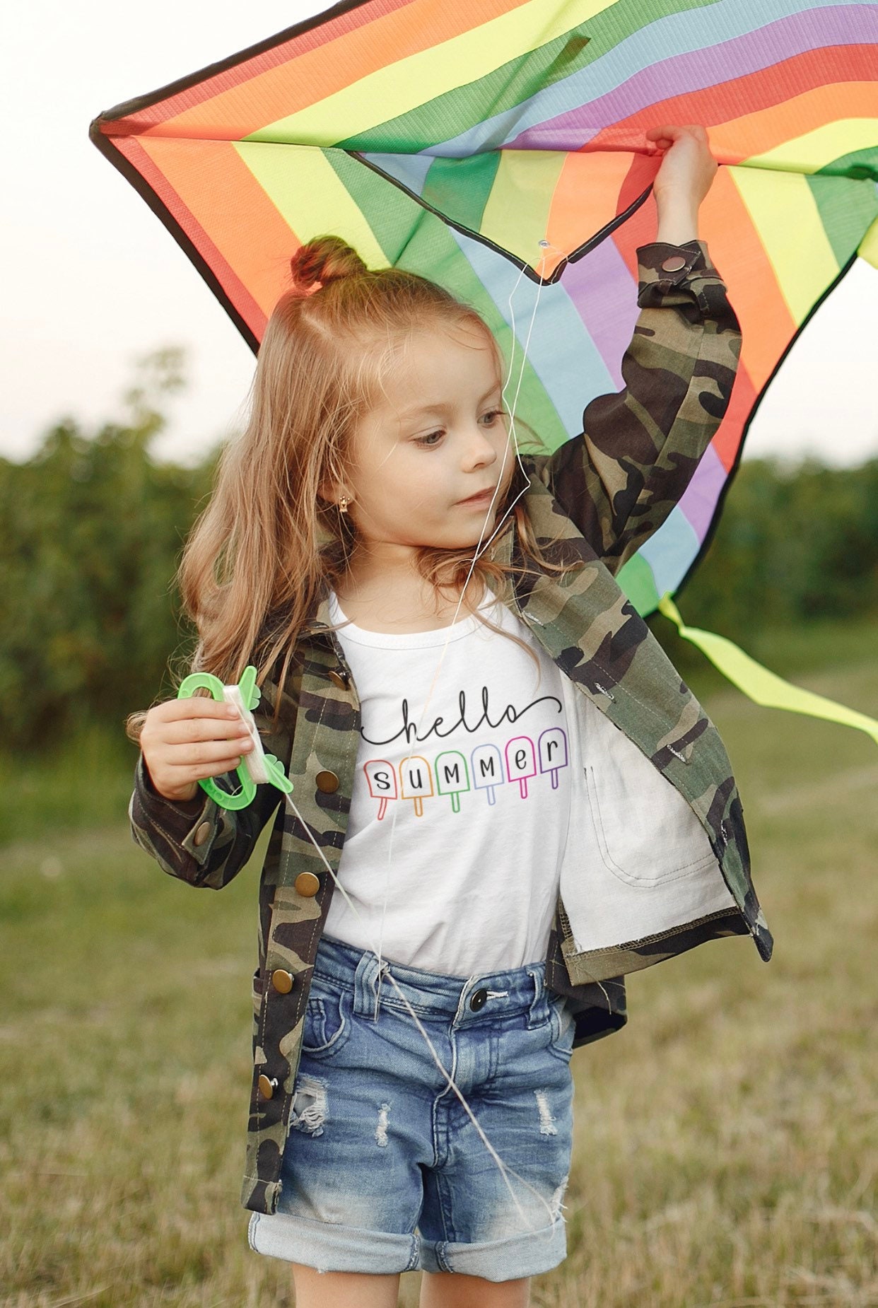 Reusable Adhesive Stencil Popsicle Hello Summer Magnolia Design Co 5 X ...