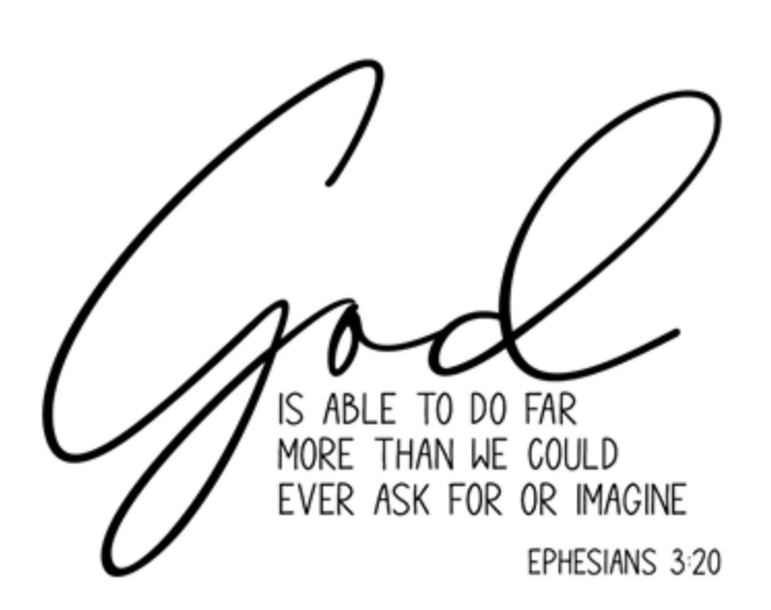 Reusable Adhesive Stencil God is Able Magnolia Design Co 8.5 X - Etsy