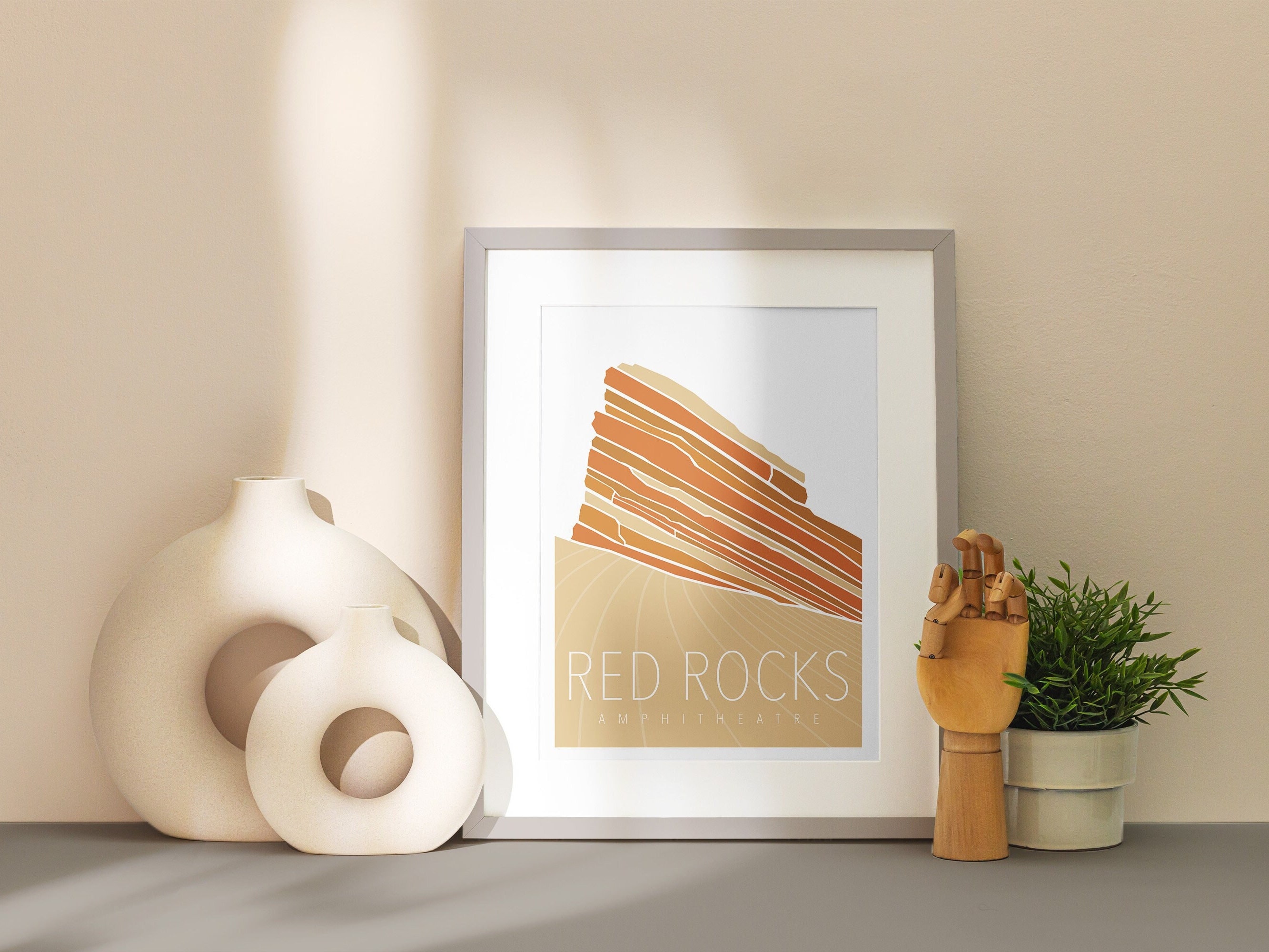 Printable Red Rocks Amphitheatre Wall Art - DIGITAL DOWNLOAD - Etsy