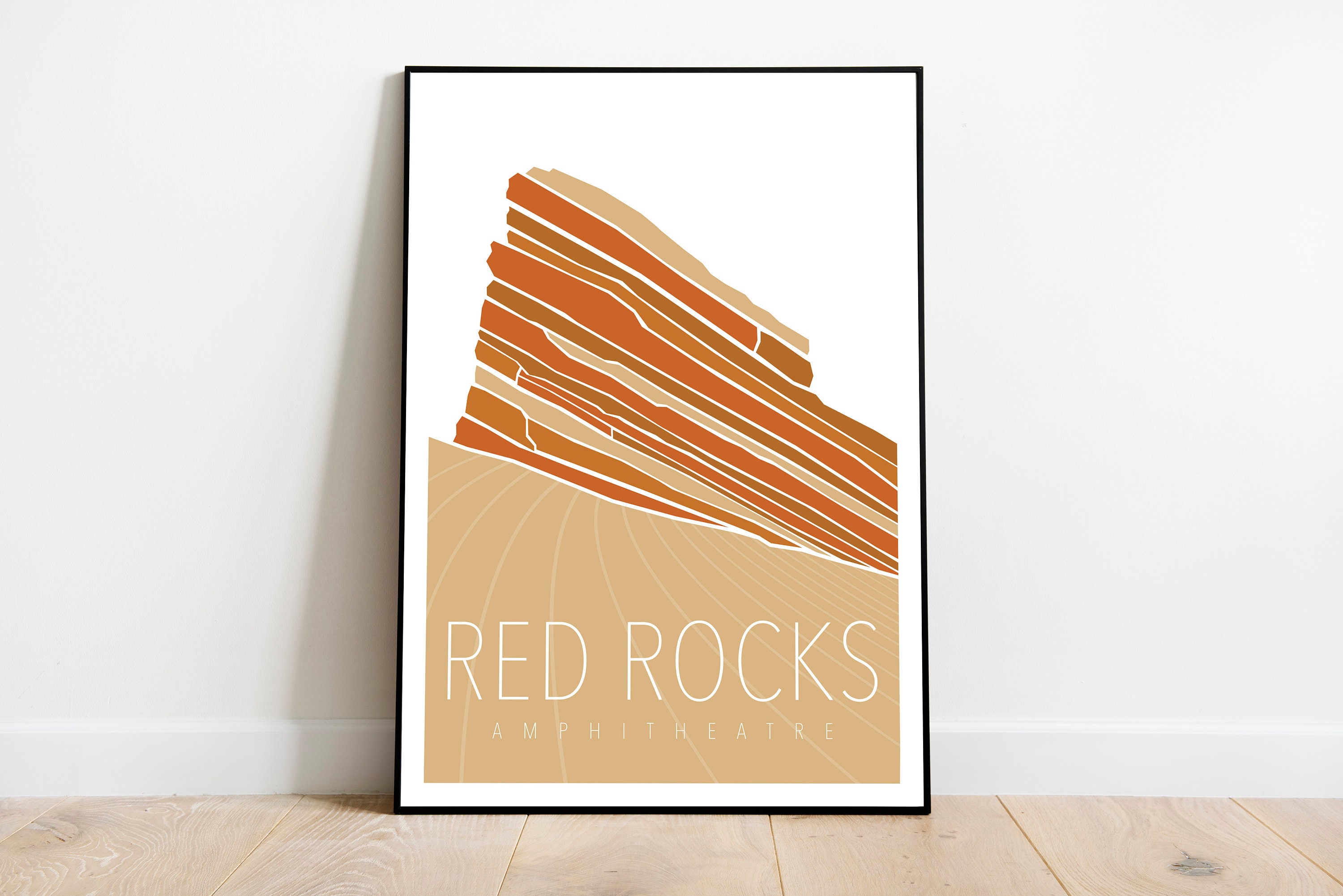 Printable Red Rocks Amphitheatre Wall Art - DIGITAL DOWNLOAD - Etsy