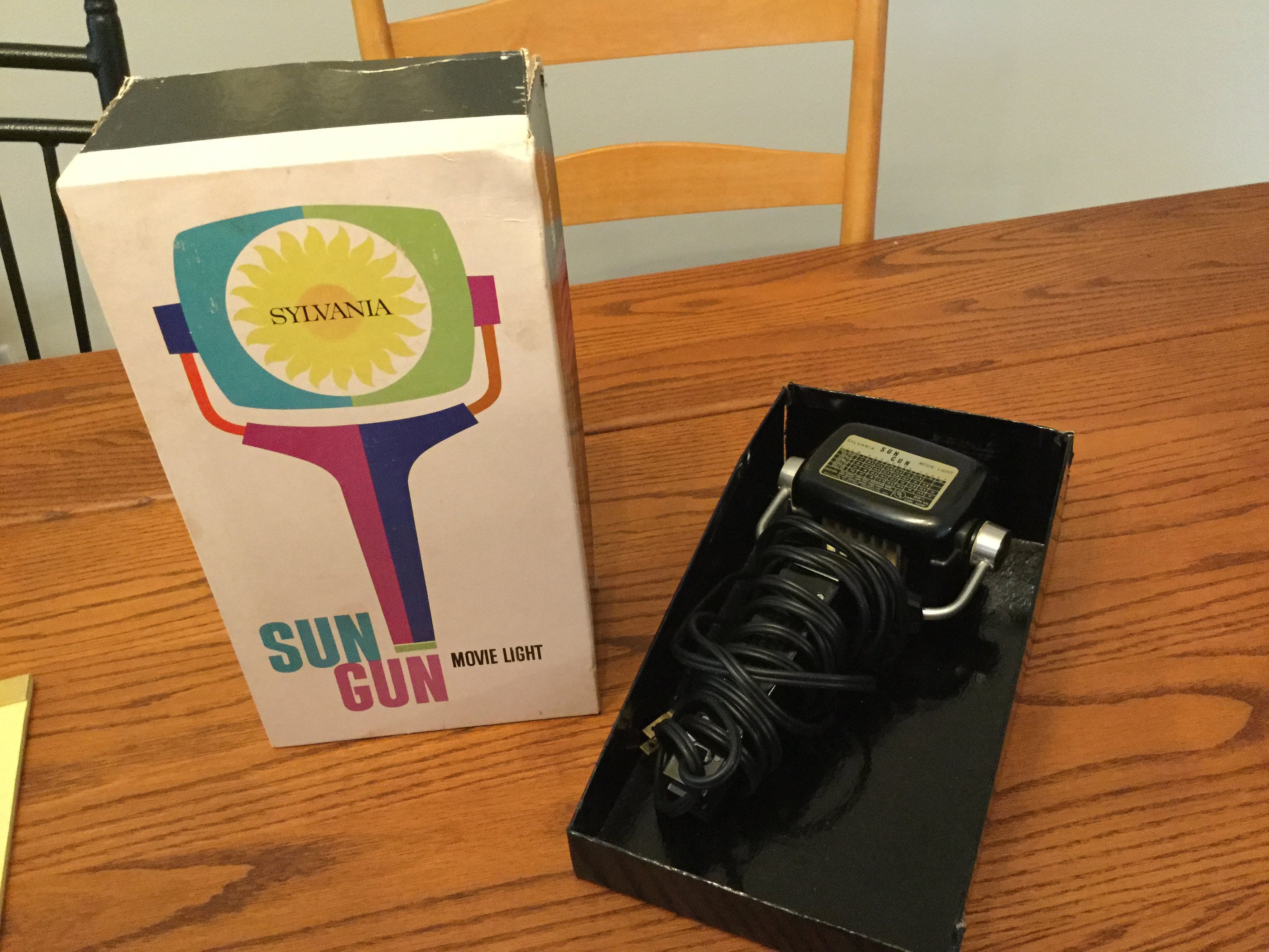 Sylvania Sun Gun Movie Light for Vintage Photography Collection or Use ...