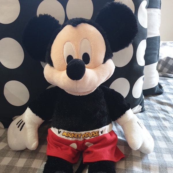 Mickey Mouse Soft Toy - Etsy