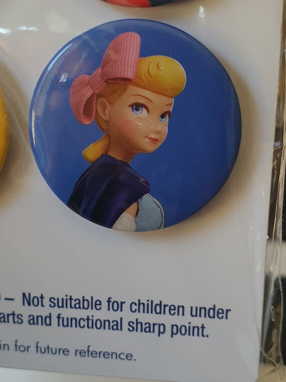 Adorable Disney Pixar Toy Story 4 Button Badges 6 Pin… - Gem