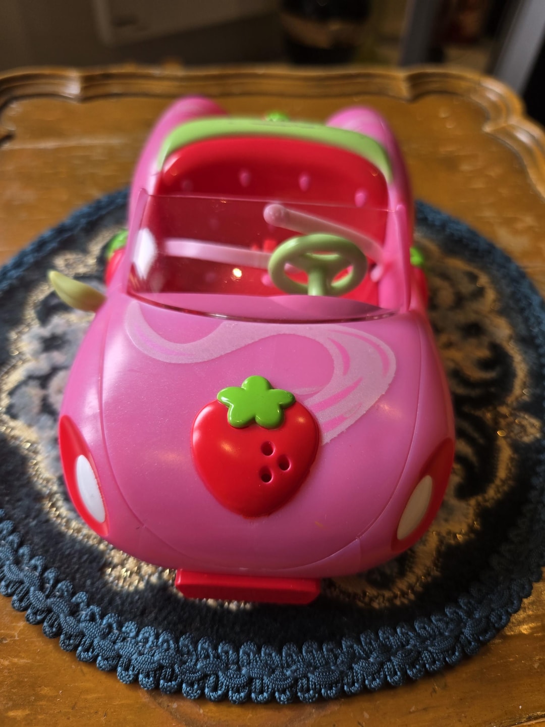 Adorable 2008 Hasbro Strawberry Shortcake Pink Berry Roadster Car ...