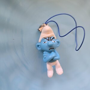 Vintage Minifigures Smurfs Smurf Phone Charms Peyo Figurines, Priced ...