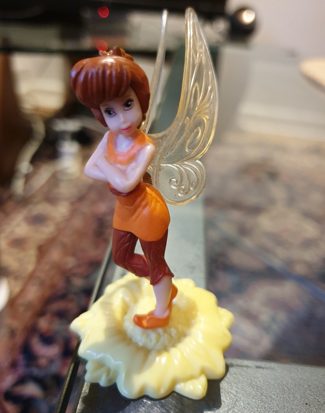 Disney 2008 Playmates Tinkerbell Friend Fairy Fairies Yellow Flower ...