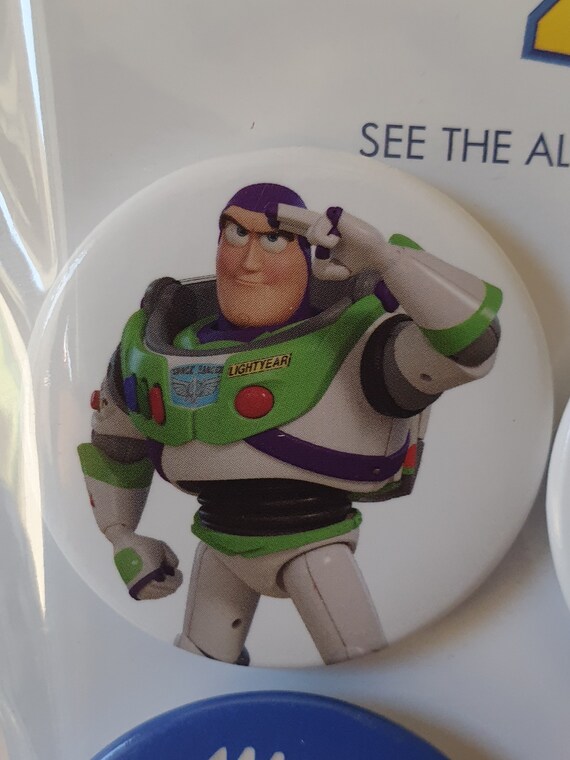 Adorable Disney Pixar Toy Story 4 Button Badges 6 Pin… - Gem