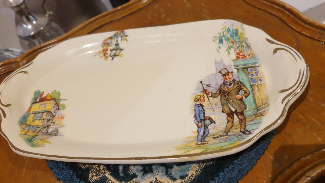 Rare Vintage Tray J&G Meakin Sunshine Sol David Copperfield Design ...