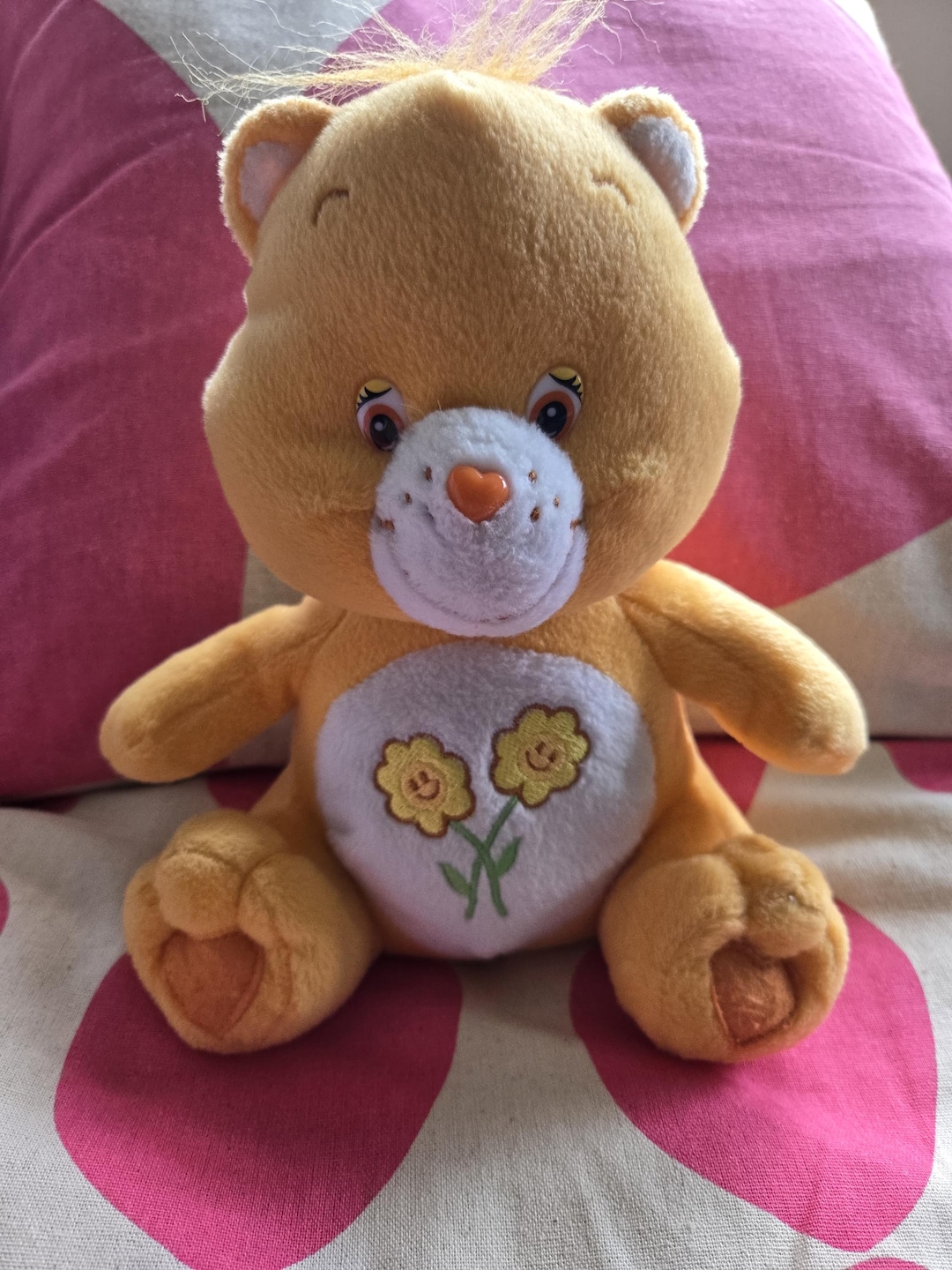 Adorable Vintage 2007 Orange Care Bear 10" From Head to Toe Cute Care ...