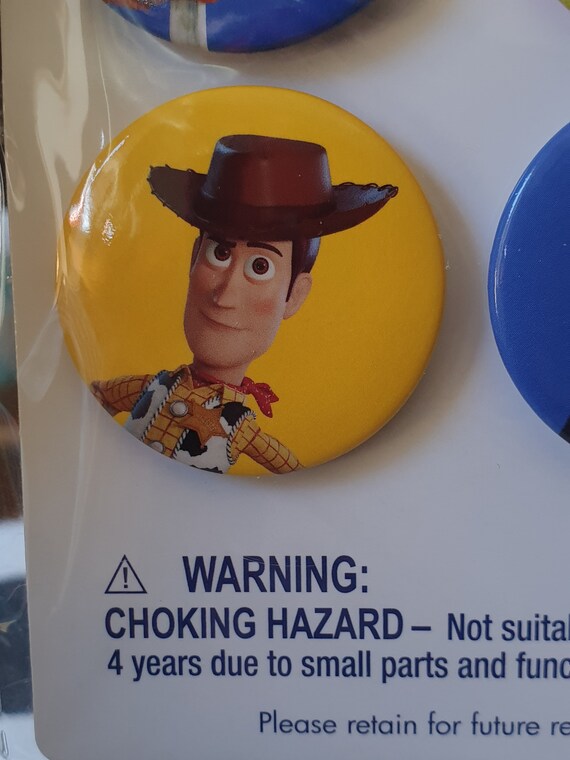 Adorable Disney Pixar Toy Story 4 Button Badges 6 Pin… - Gem