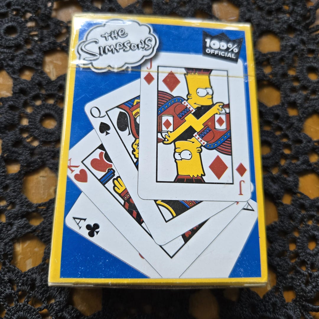 Vintage the Simpsons Playing Cards 2010 20th Century Fox Matt Groening ...
